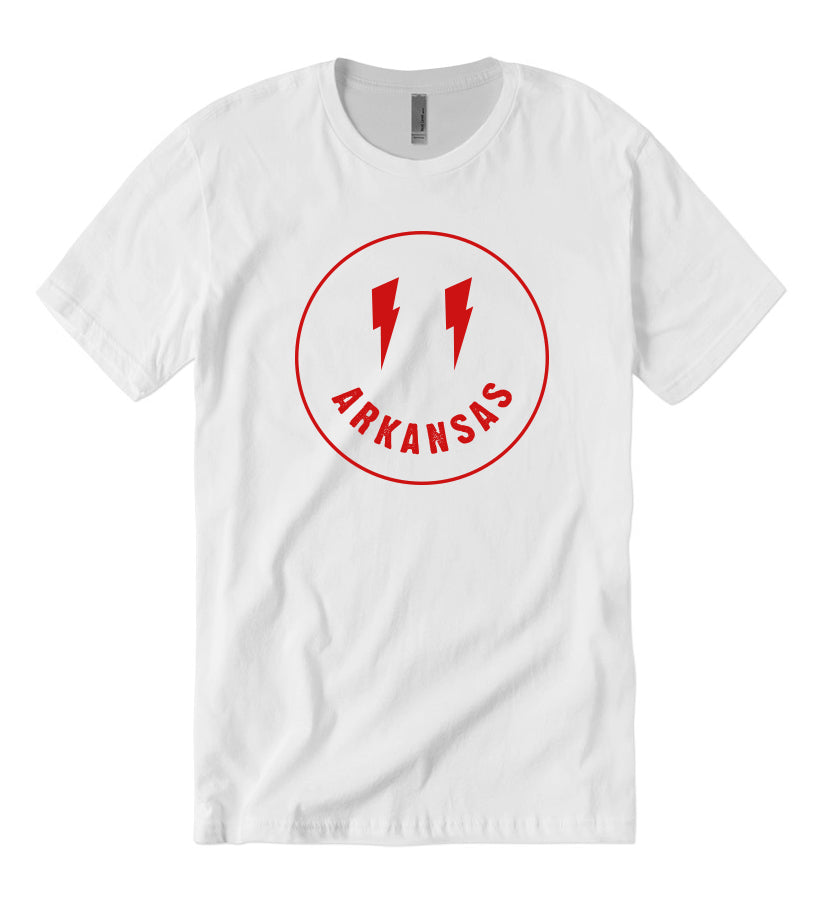 Arkansas Bolt Smiley – Stated Apparel
