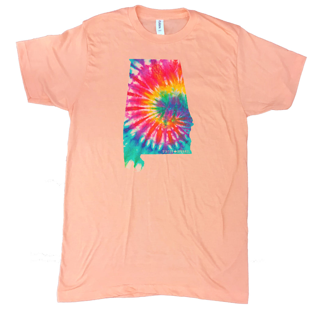 Alabama State Tie-Dye Shirt – Stated Apparel